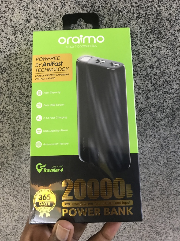 Oraimo Power Bank 20000mAh Price in Kenya | Phone Grade Kenya